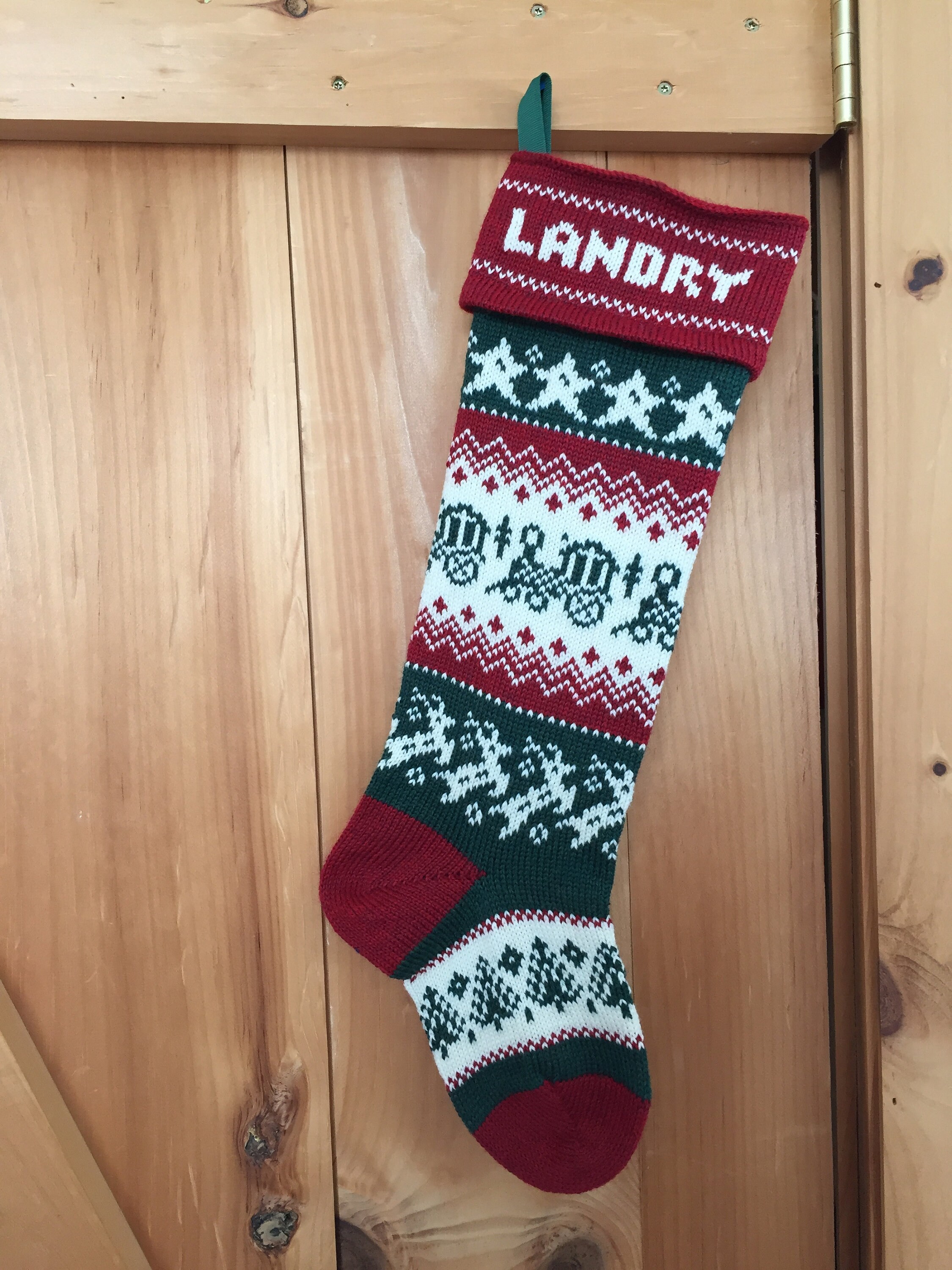 Personalized Christmas Stocking With a Train - Etsy