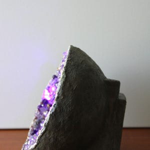 Amethyst Geode With Backlight - Depth of Light and Form - Etsy