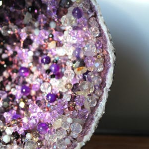Amethyst Geode With Backlight - Depth of Light and Form - Etsy