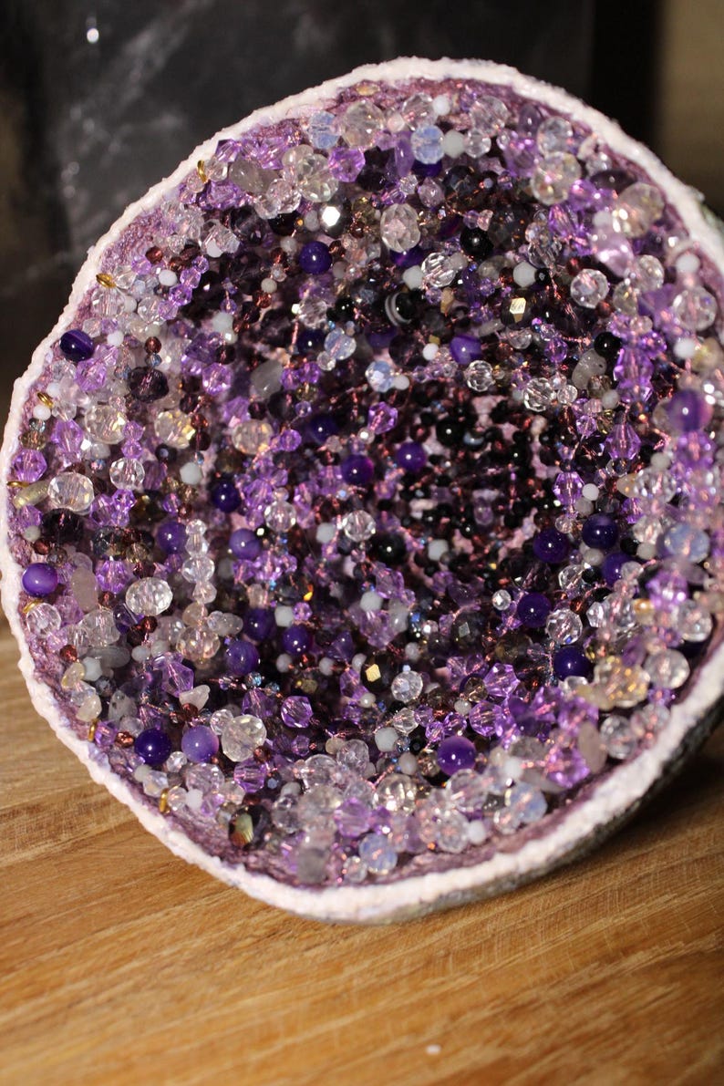 Amethyst Geode With Backlight - Depth of Light and Form - Etsy