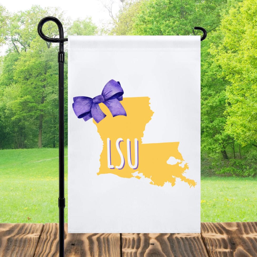 LSU Garden Flag - Etsy