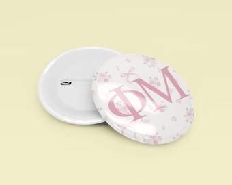 Phi Mu Button Set 7 3 Buttons - Etsy