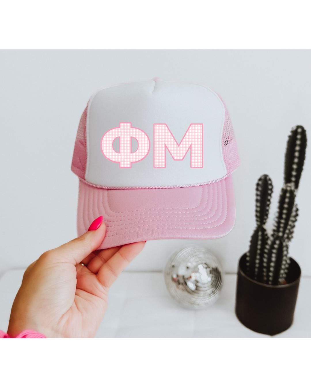 Phi Mu Trucker Hat ( Sublimated) - Etsy