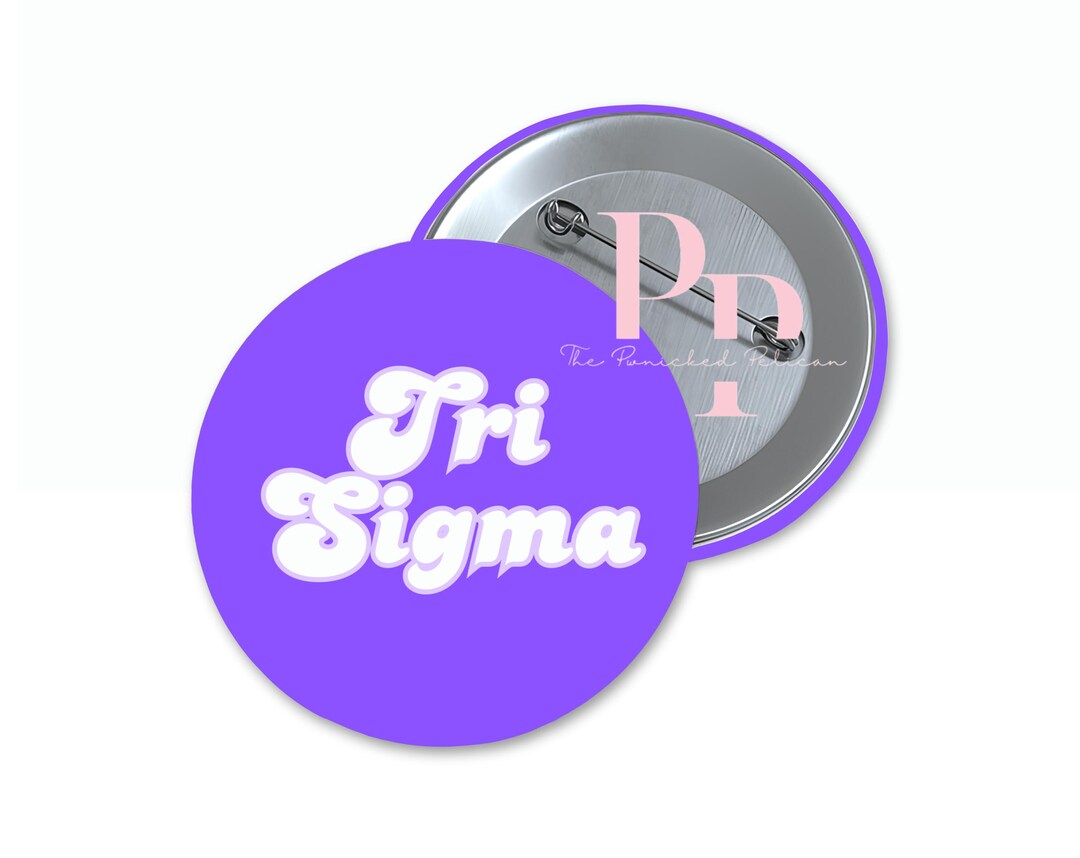 Tri Sigma Button - Etsy