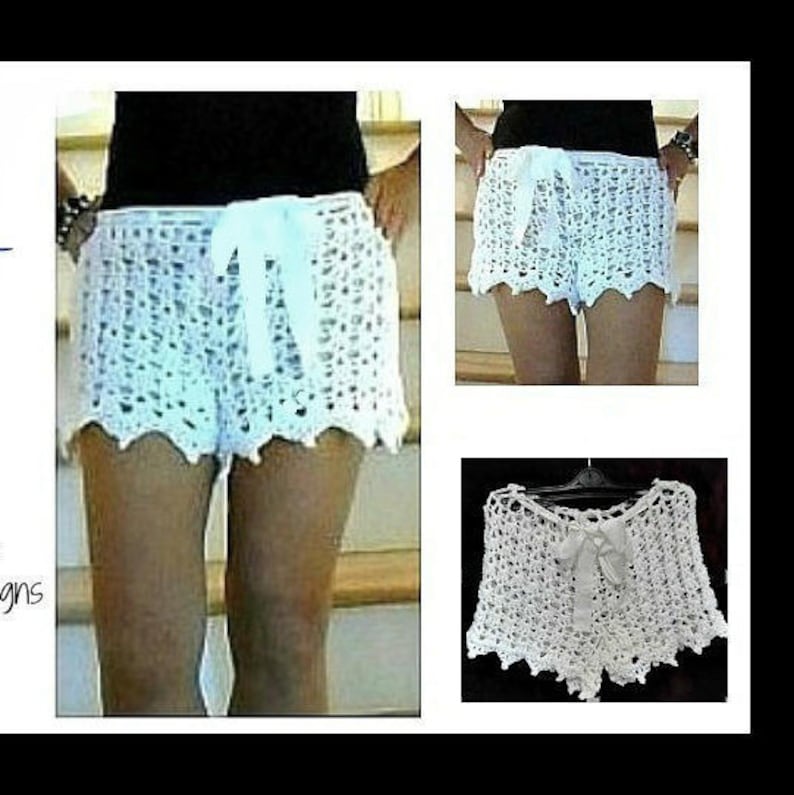 Easycrochet SHORTS Crochet Pattern Lace Shorts All Sizes - Etsy