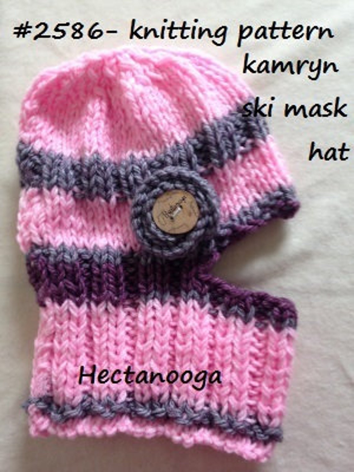 Knit Hat Pattern Ski Mask Hat Balaclava Hat Warm Winter - Etsy