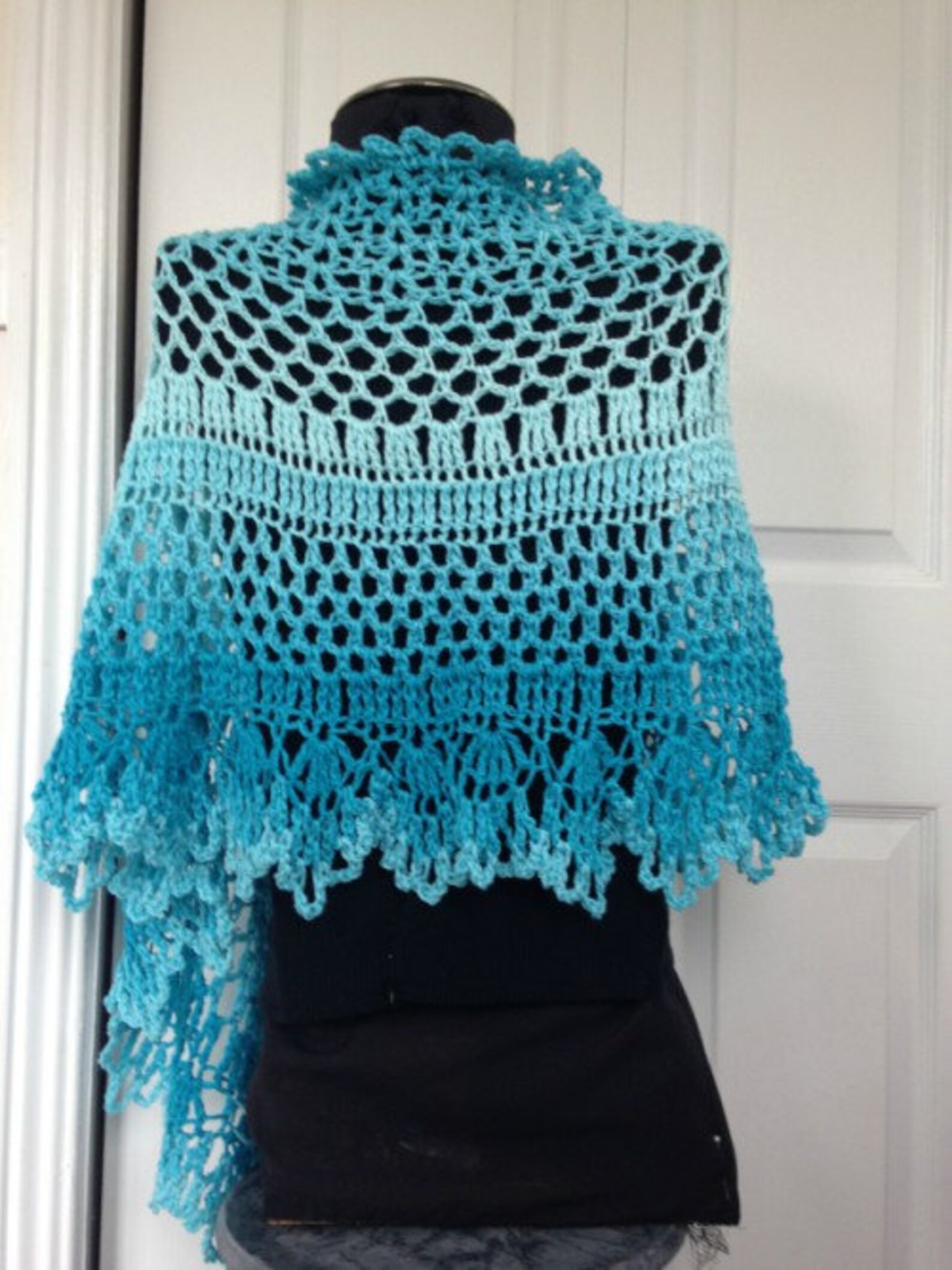 CROCHET PATTERN SHAWL Make Sizes Small Medium and | Etsy