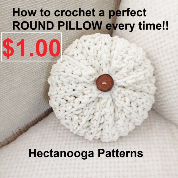 Round Pillow - Etsy
