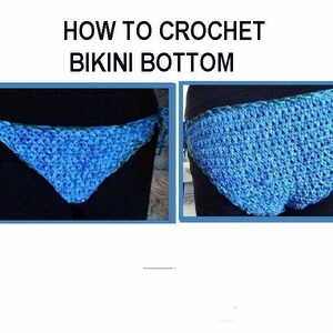 3 Piece Bikini Set, CROCHET PATTERN, Crochet Bikini, Top, String Bottom ...
