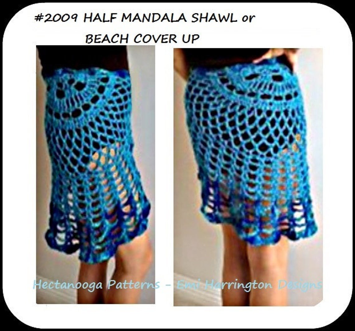 Crochet Shawl Pattern Crochet Beach Skirt Wrap Around Skirt | Etsy