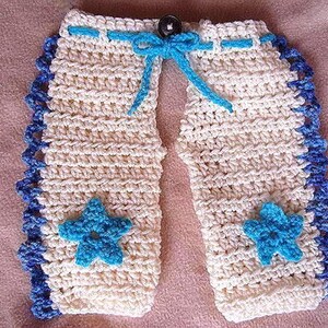 CROCHET PATTERN, Cowboy CHAPS and Diaper Cover, Newborn to Age 2, Boys ...