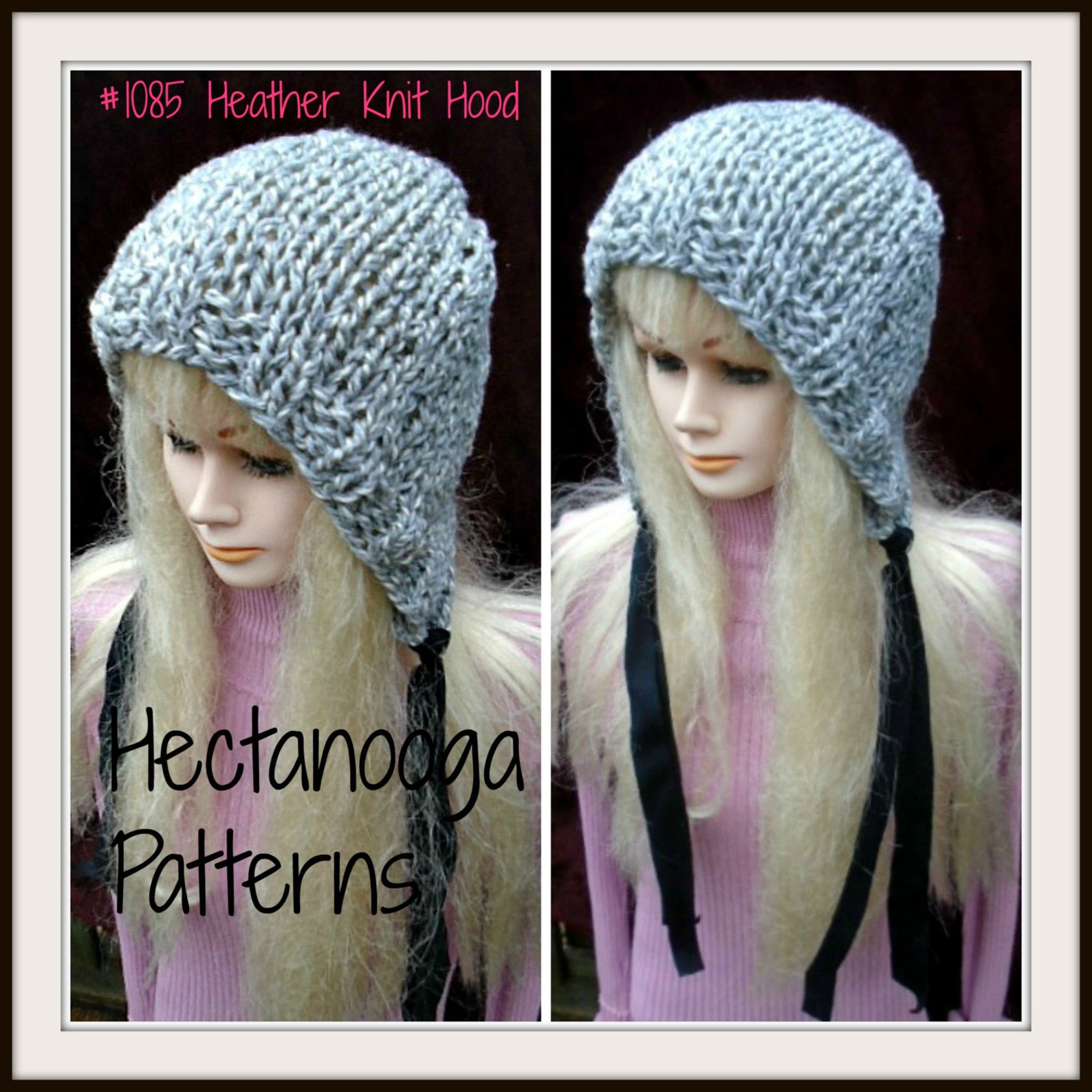 KNITTING Pattern Hat Hood Hat Knitting Pattern Knit Hat - Etsy