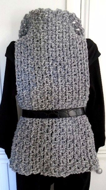 Women's Crochet WRAP VEST Crochet Pattern Sweater - Etsy