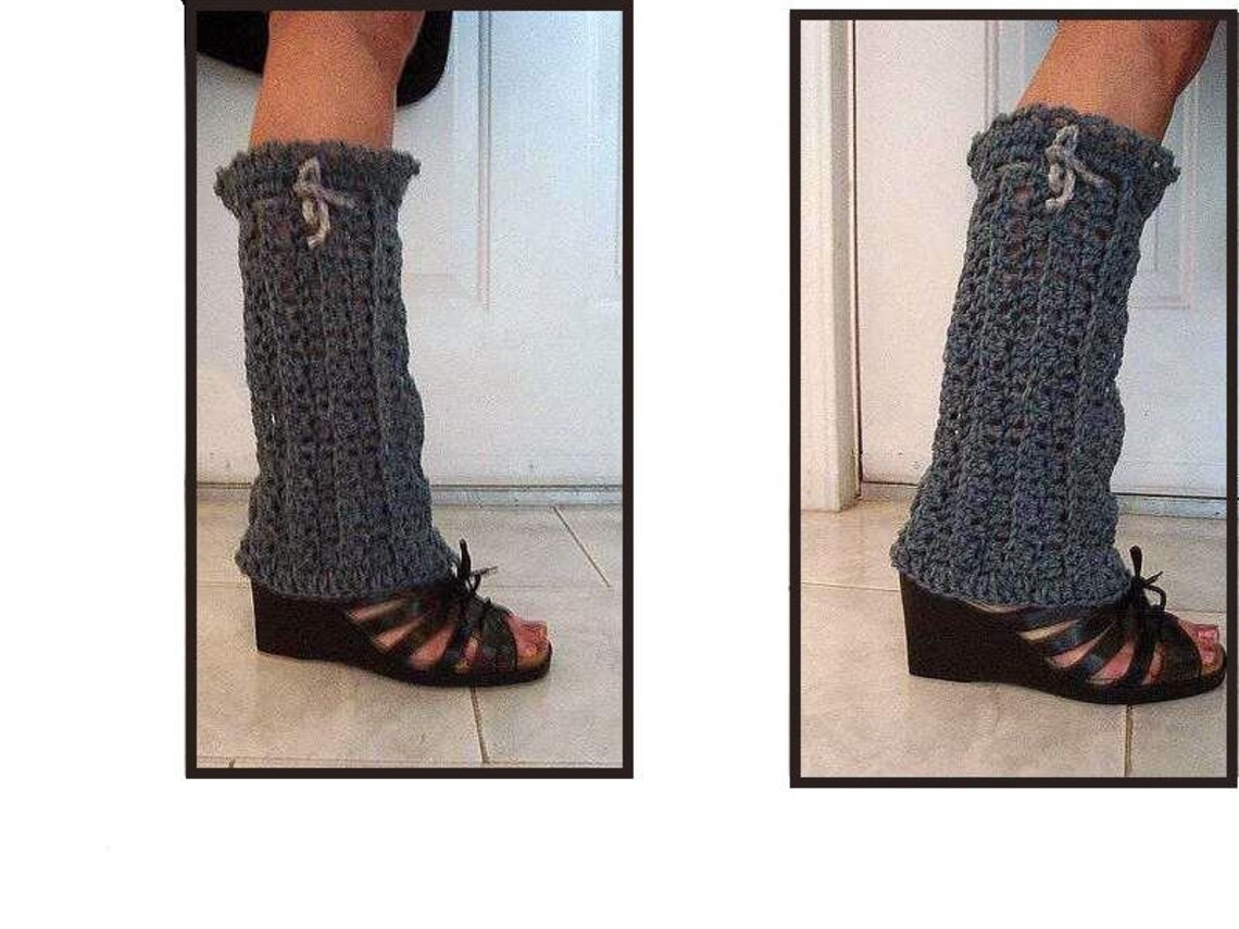 Crochet Pattern Leg Warmers Boot Socks Boot Cuffs All - Etsy