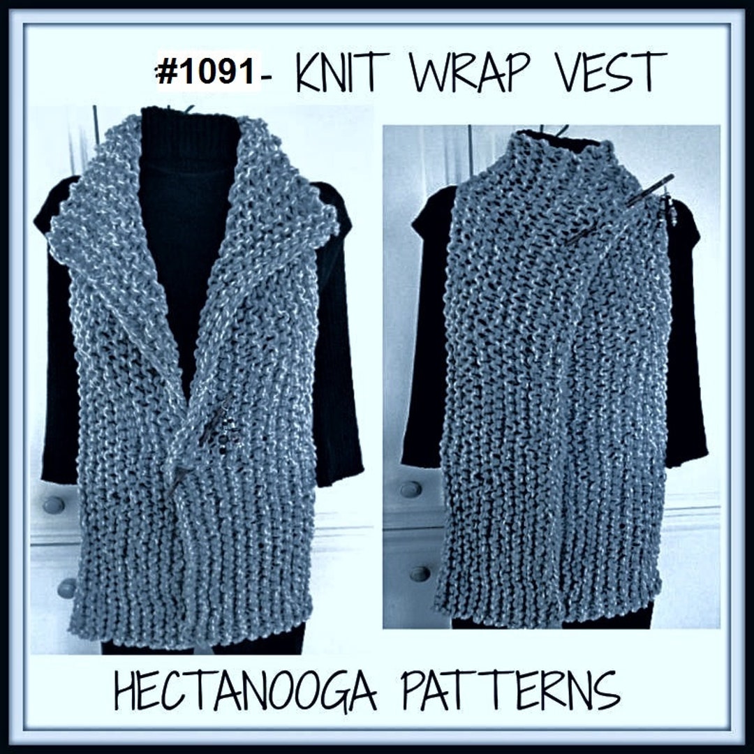 Easy KNITTING PATTERN, SWEATER Vest, Easy Beginner Knitted Vest, Unisex ...