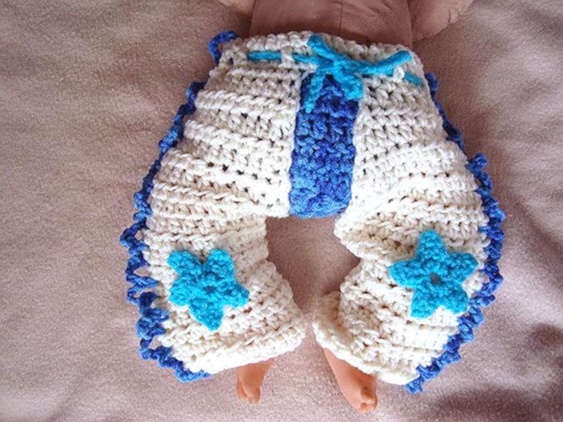 CROCHET PATTERN, Cowboy CHAPS and Diaper Cover, Newborn to Age 2, Boys ...