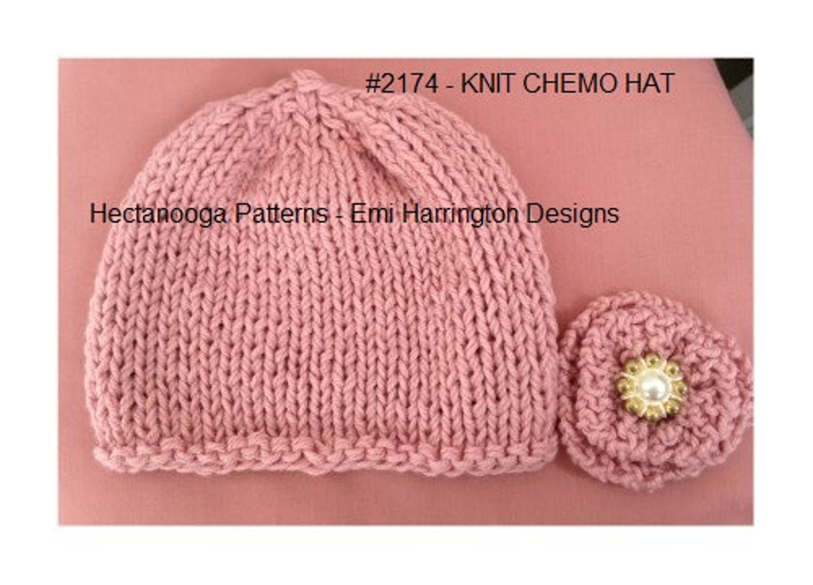 Easy KNIT CHEMO Hat Pattern Hat Knitting Pattern Knitting - Etsy