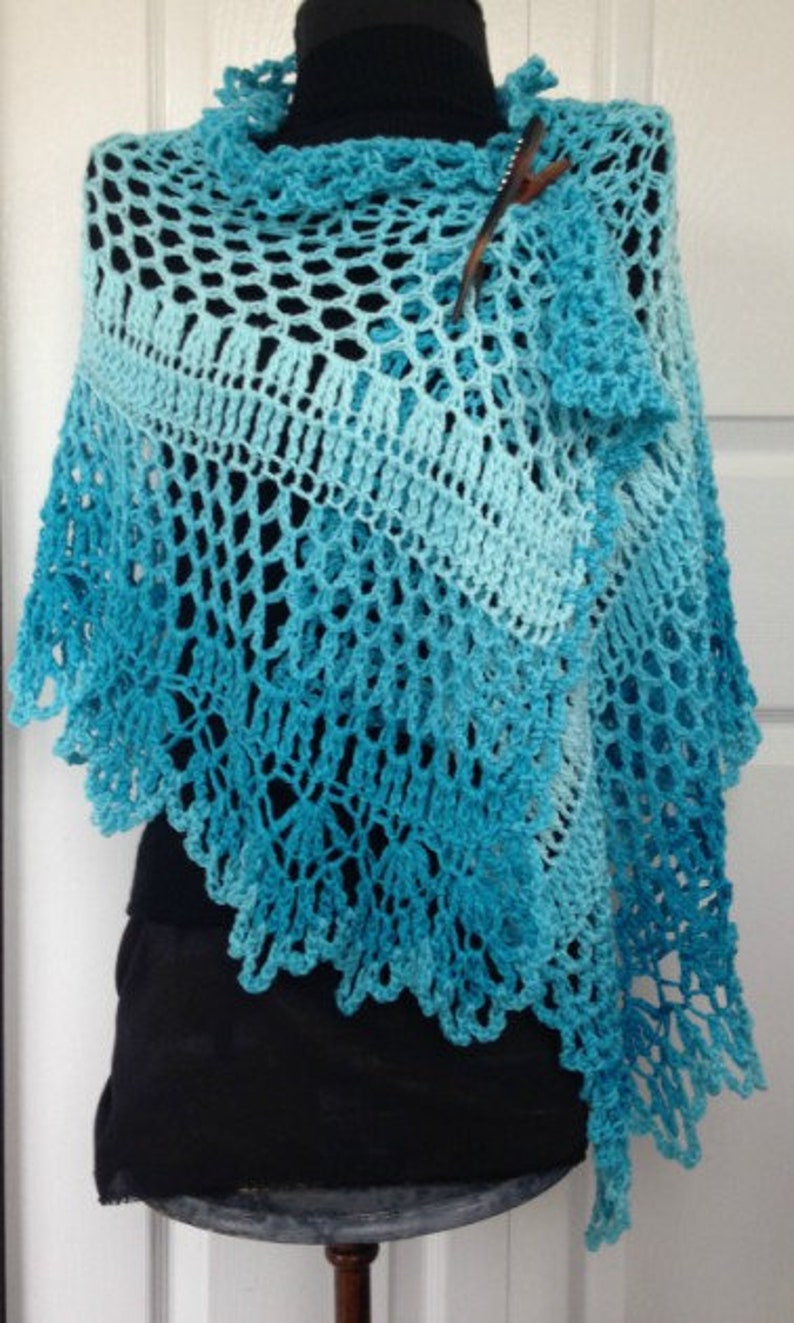 CROCHET PATTERN SHAWL Make Sizes Small Medium and | Etsy