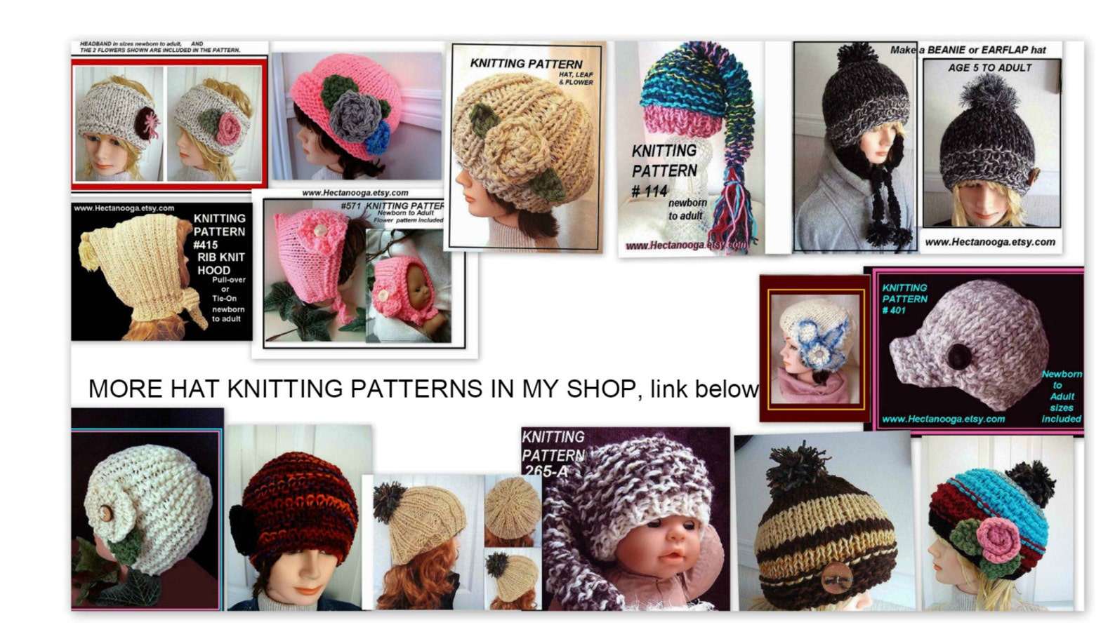 KNITTING Pattern Hat Hood Hat Knitting Pattern Knit Hat - Etsy