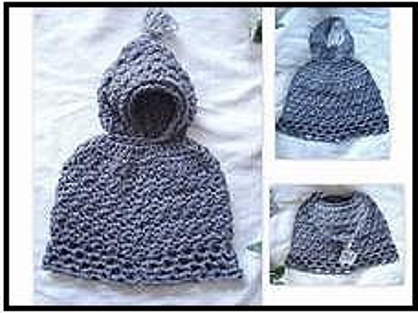 Crochet Pattern, Baby Hooded Cape, Newborn to Age 5, Num. 523, Girls ...