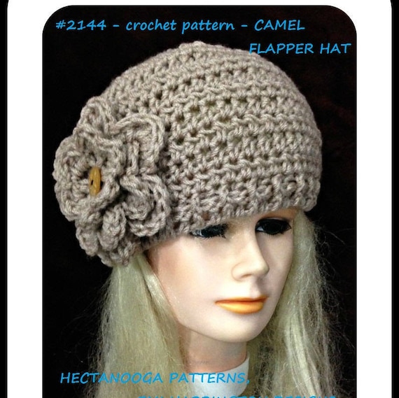 Crochet Hat Pattern Crochet Flapper Hat 5 Yrs to Adult | Etsy