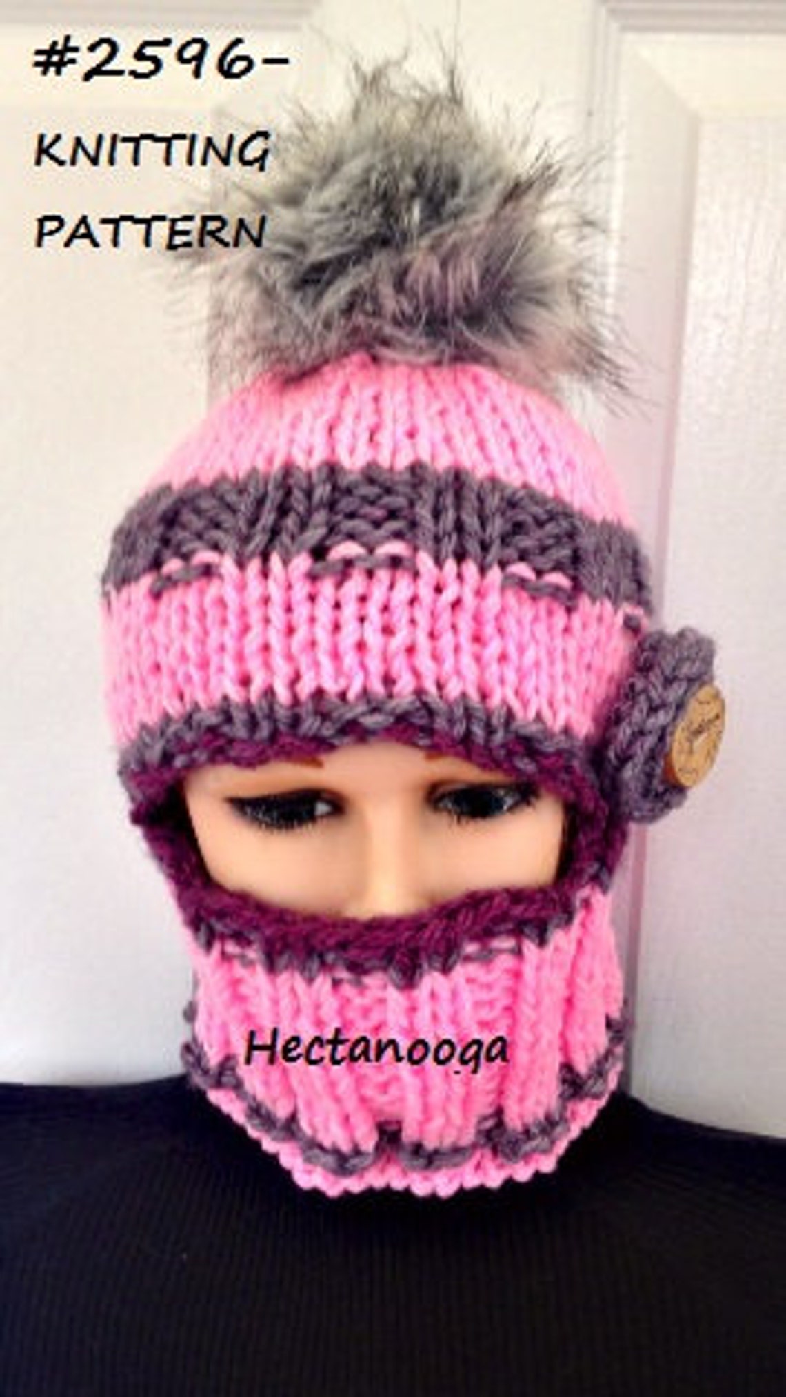 Knit Hat Pattern Ski Mask Hat Balaclava Hat Warm Winter - Etsy