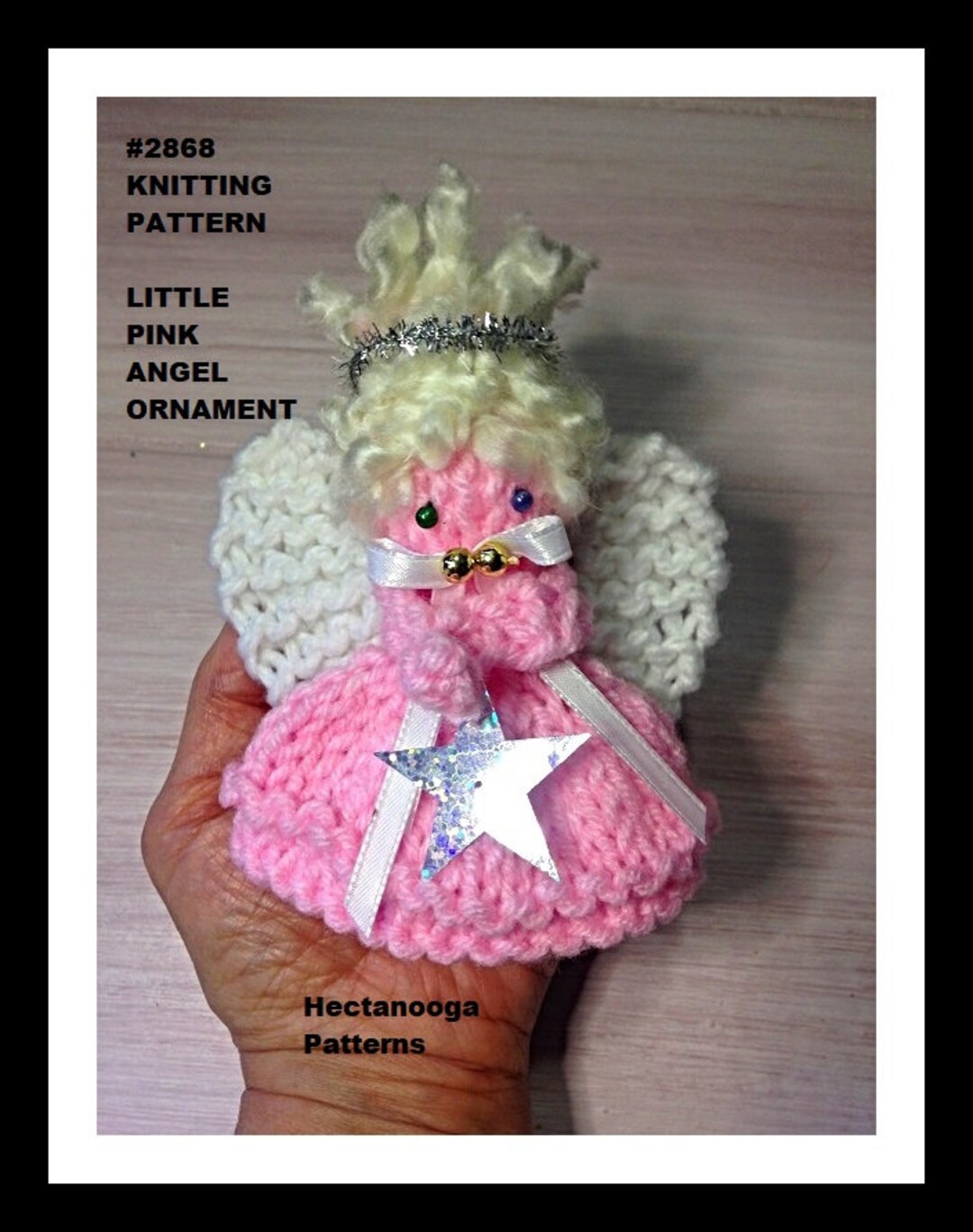KNIT ANGEL ORNAMENT, Knitting Patterns for Christmas, Holiday Home ...