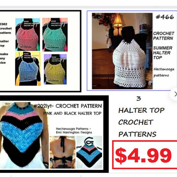 Crochet Halter Top - Etsy
