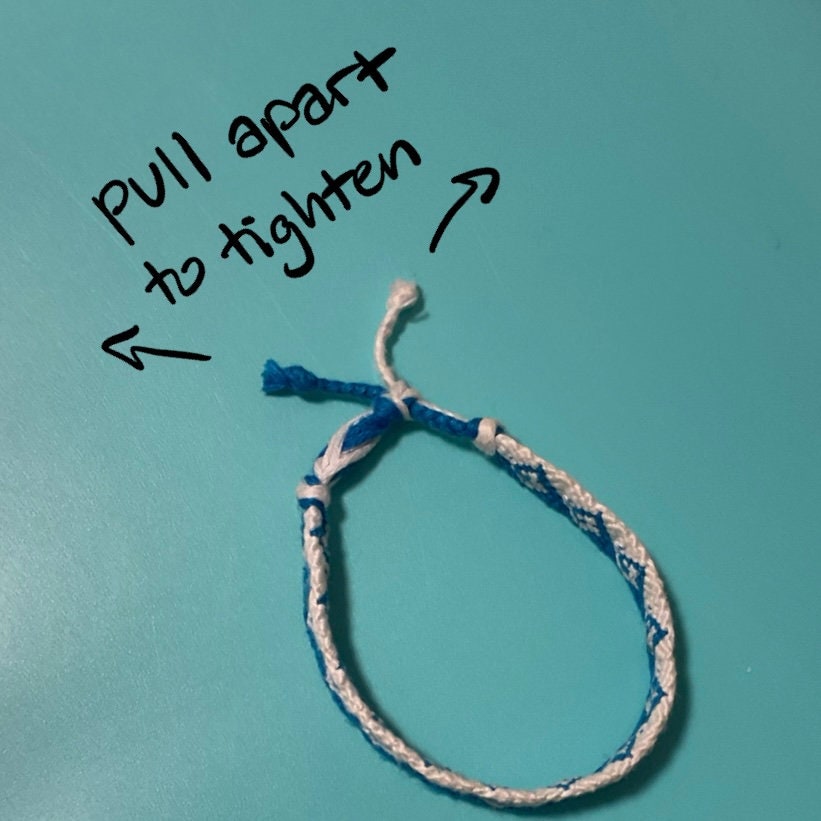 Friendship Bracelet swirl Pattern, Adjustable - Etsy