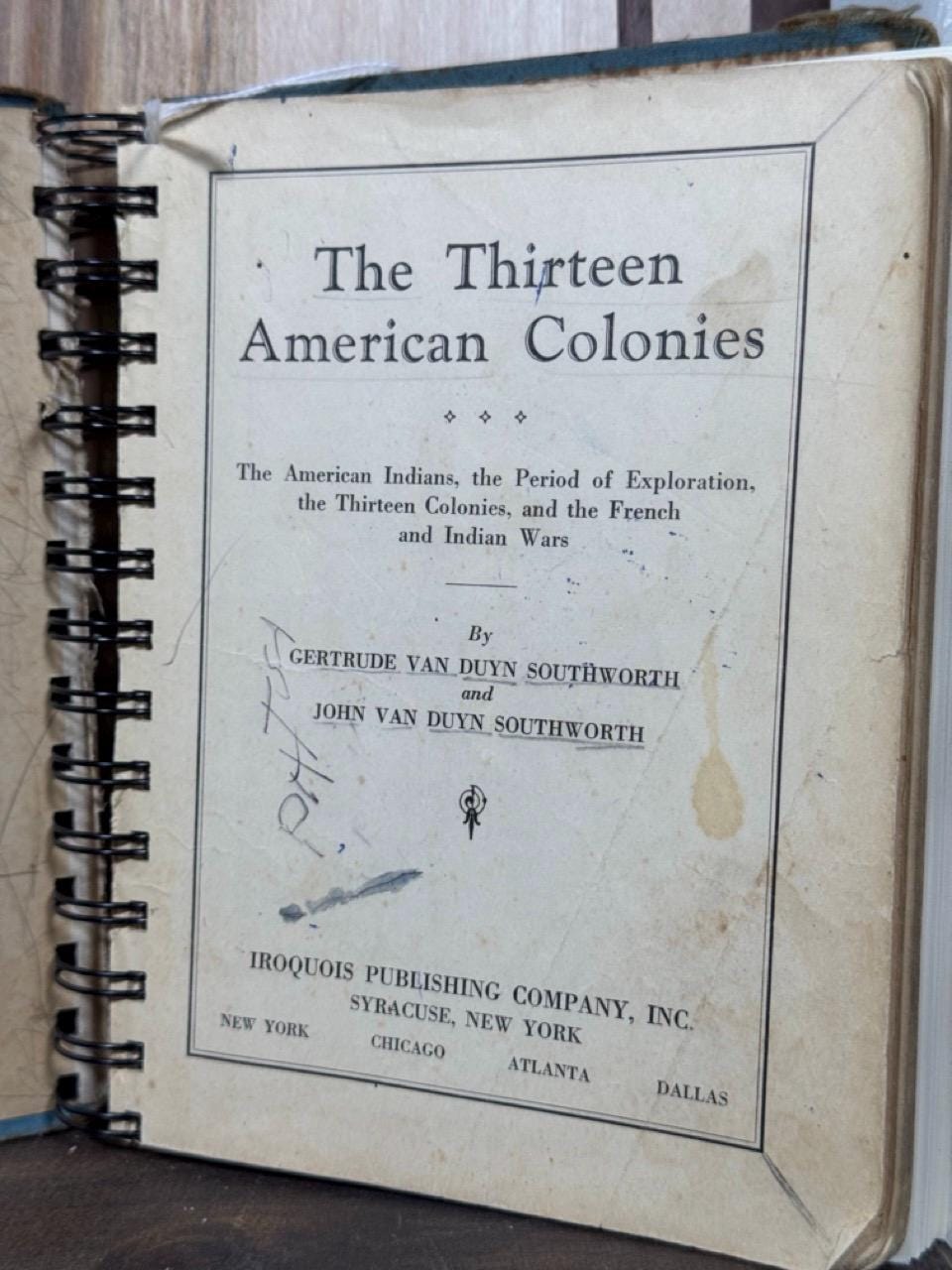 Journal Book: the Thirteen American Colonies (vintage) - Etsy