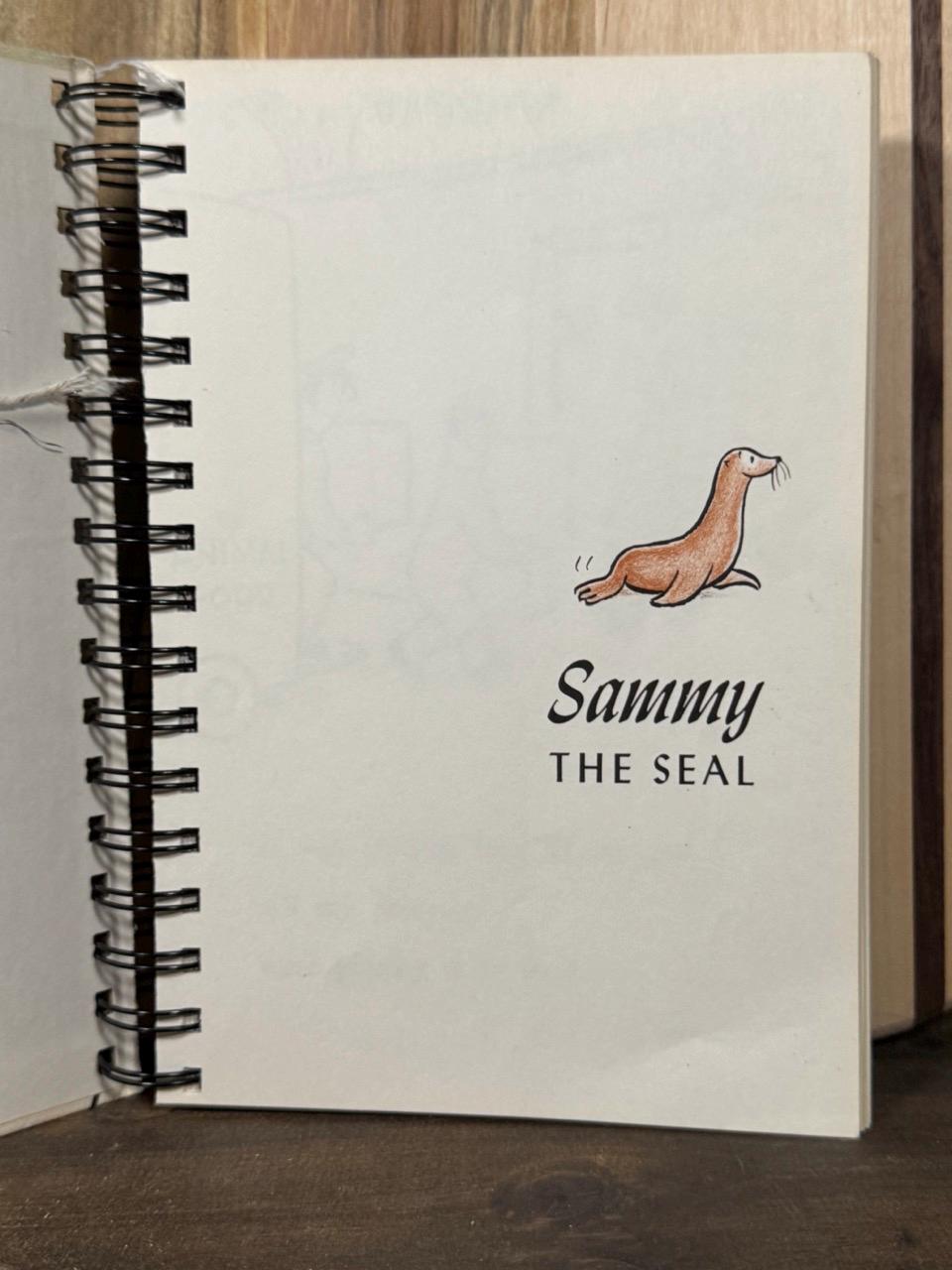 Journal Book: SAMMY the Seal - Etsy
