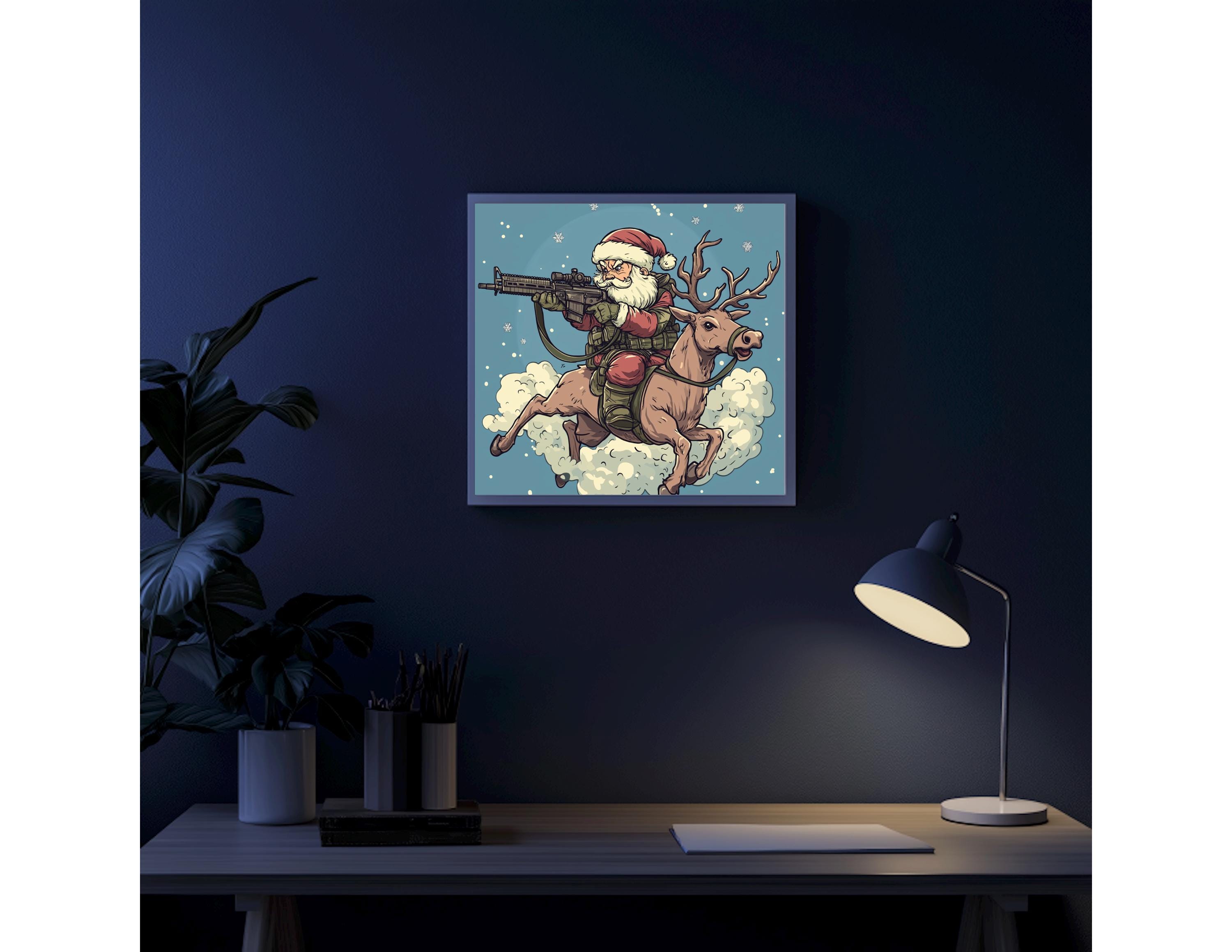 Tactical Santa Claus A.I. Art - Etsy