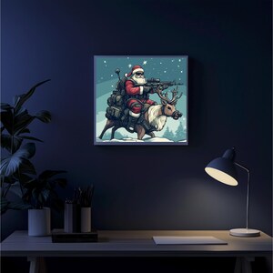 Tactical Santa Claus 2 A.I. Art - Etsy
