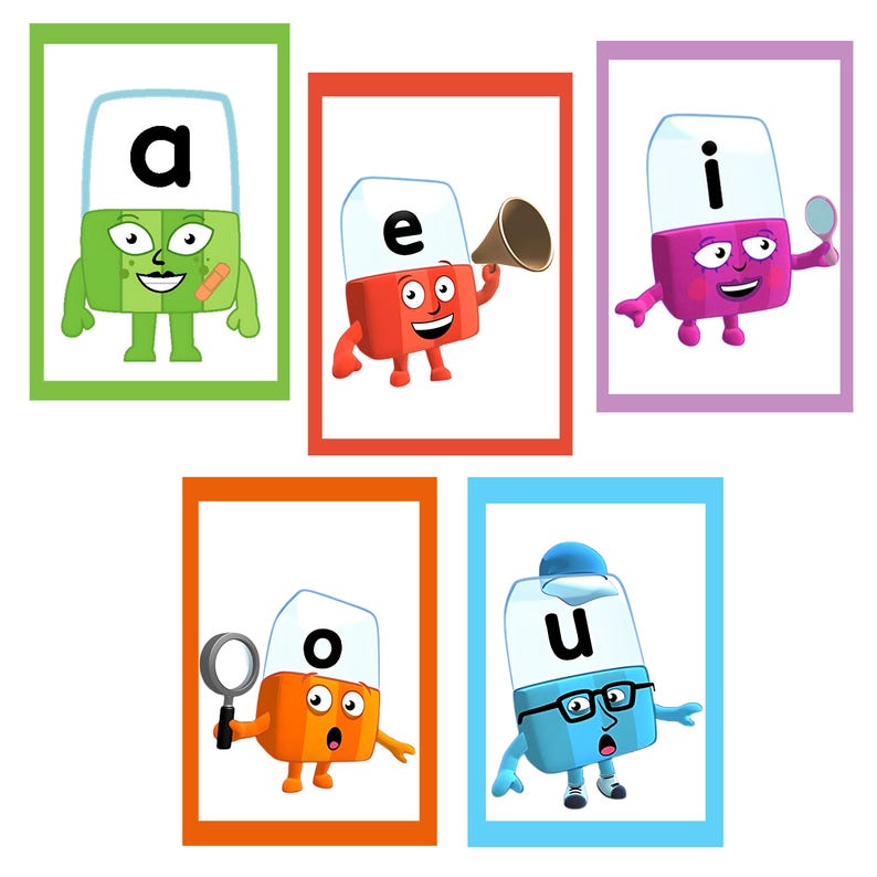 Alphablocks Printable Mini Flashcards Preschool ABC Flashcards Early ...