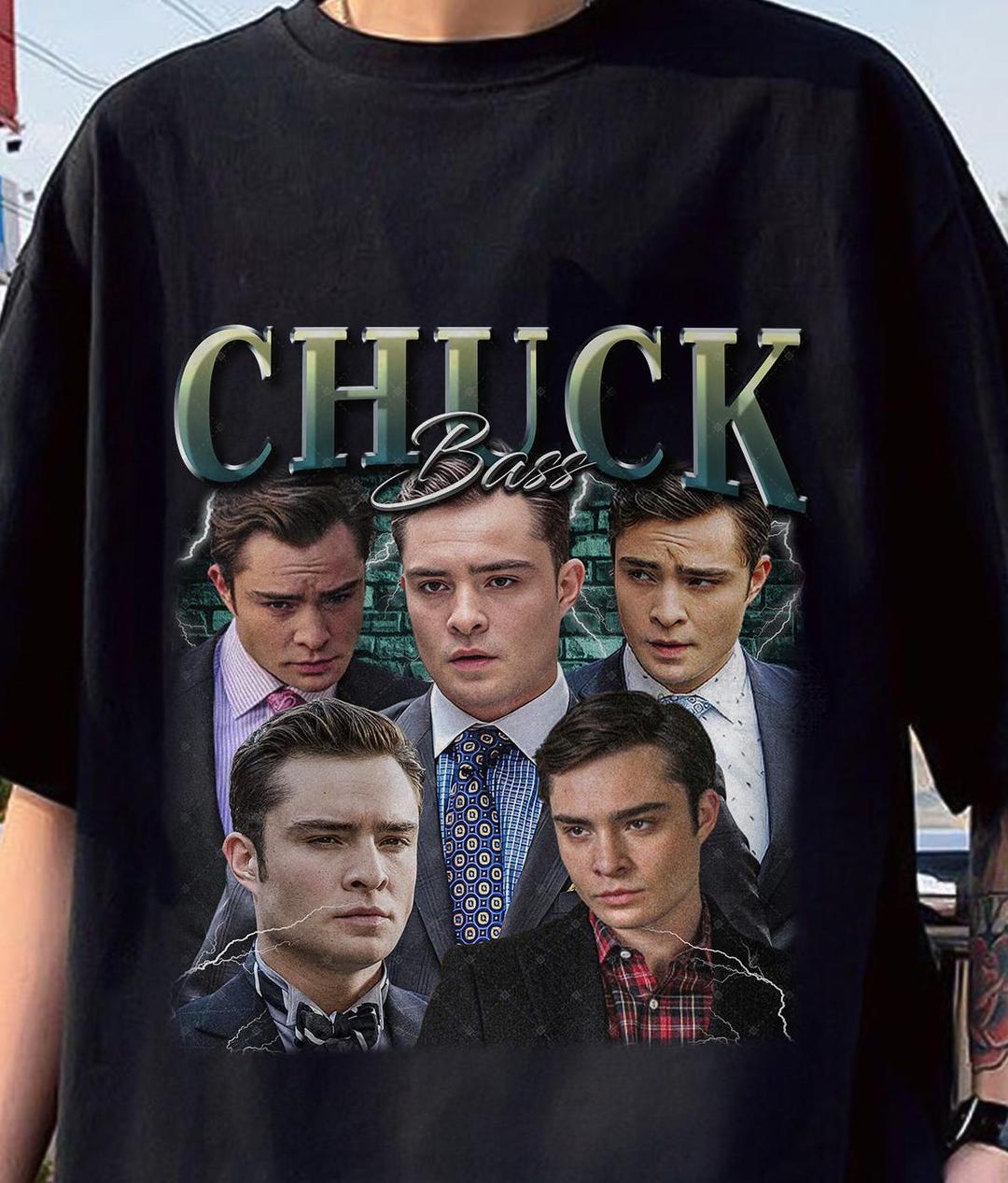 Limited Chuck Bass Vintage T-shirt, Chuck Bass Gift for Women and Man ...