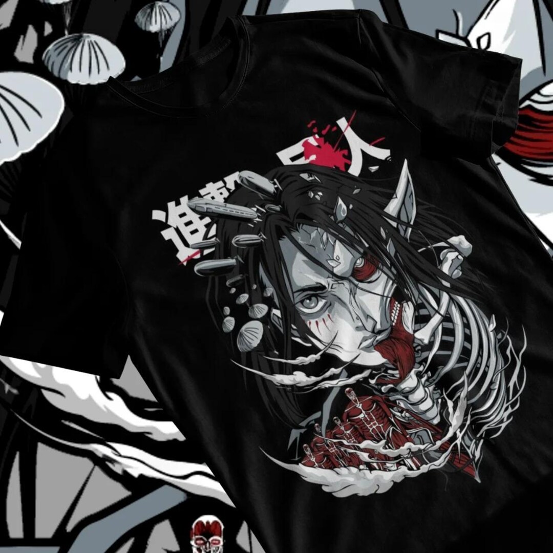 Eren Yeager Aot T-shirt, Attack on Titan Shirt, Graphic Tee, Attack on ...
