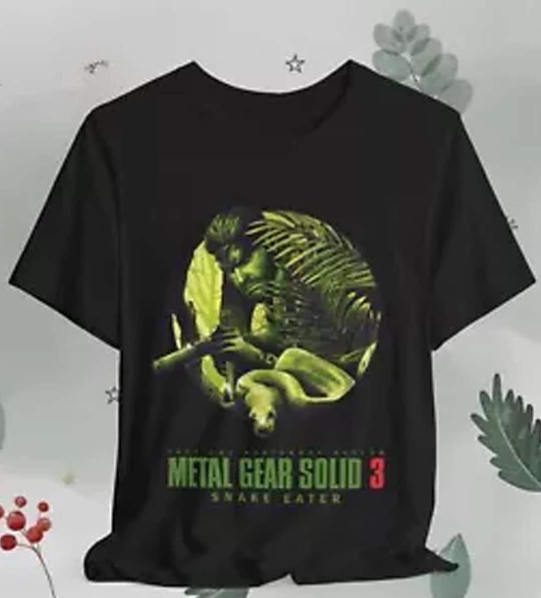 Metal Gear Solid T-shirt, Snake Eater, Funny Metal Gear Shirt, Casual ...