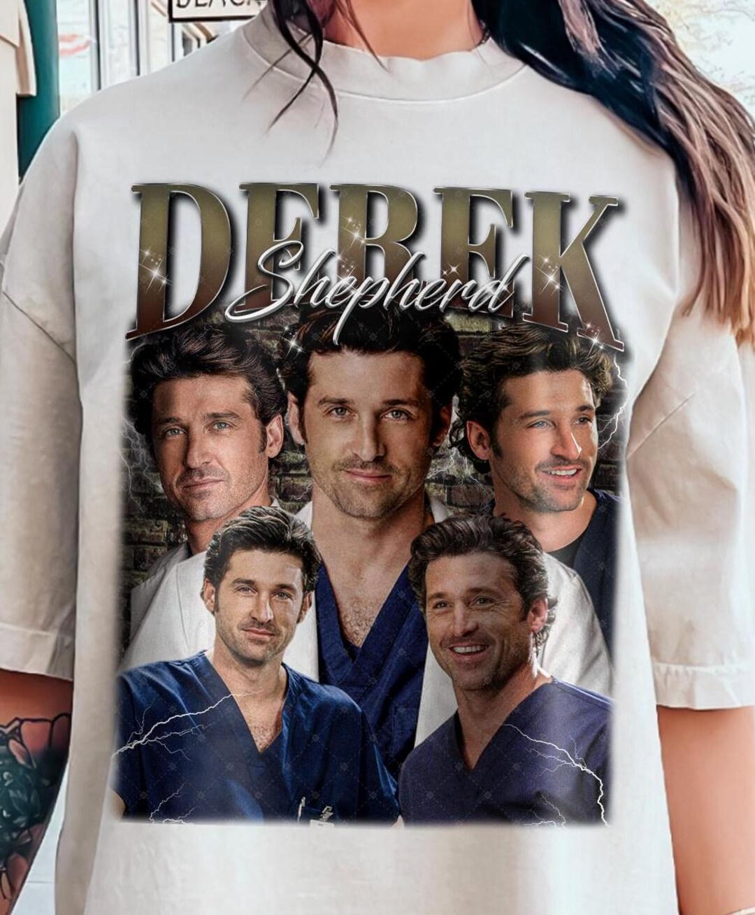 Limited Derek Shepherd Vintage T-shirt Gift for Women and Man Unisex ...