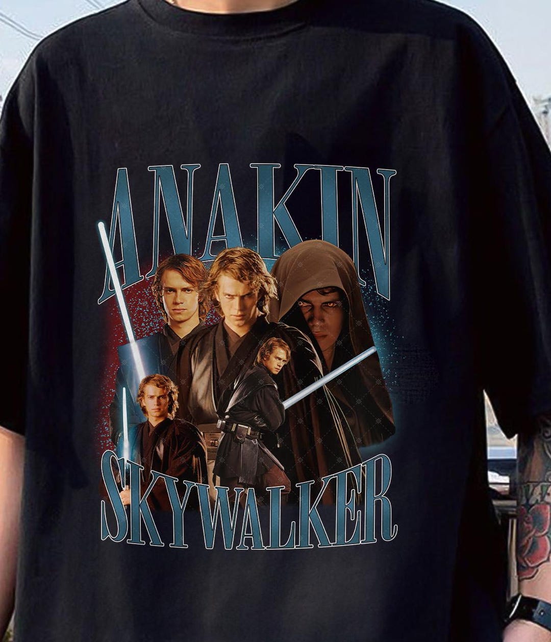 Limited Anakin Skywalker Shirt,vintage Anakin Skywalker 90s Shirt ...