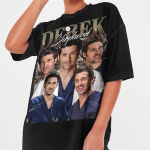 Limited Derek Shepherd Vintage T-shirt Gift for Women and Man Unisex ...