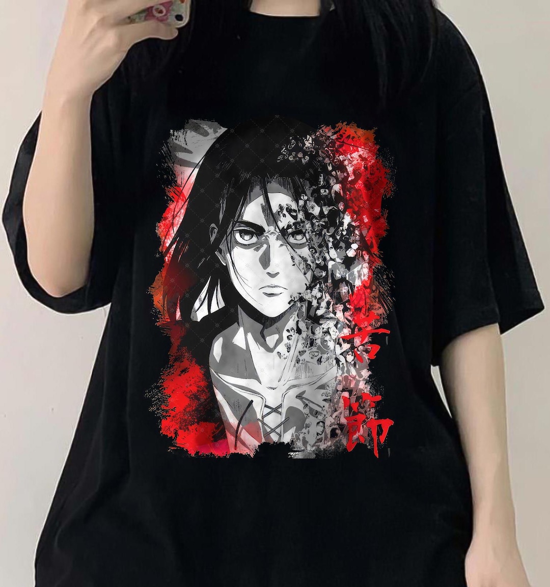 Attack on Titan Fashion Tee, Attack Titan Unisex T-shirt, Eren Yeager ...