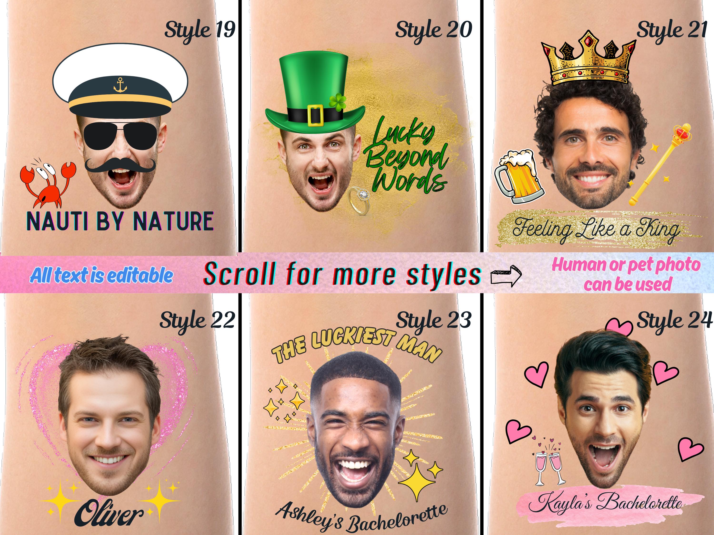 Bachelorette Party Tattoo, Bachelorette Bach, Face Tattoo Bachelorette ...