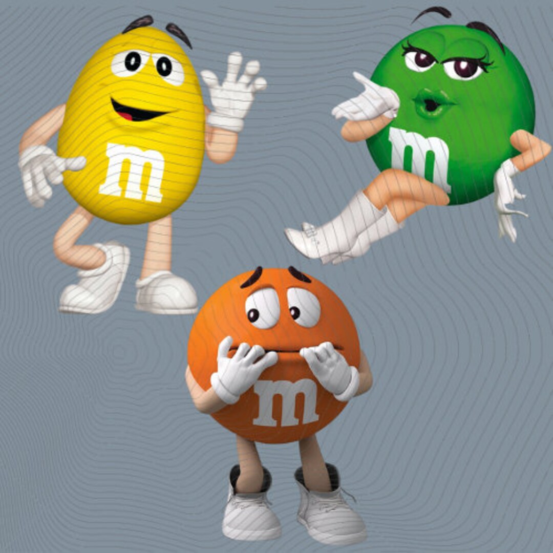 Candy Faces With m Png, Halloween Candy M and M Png, Bundle Faces With ...
