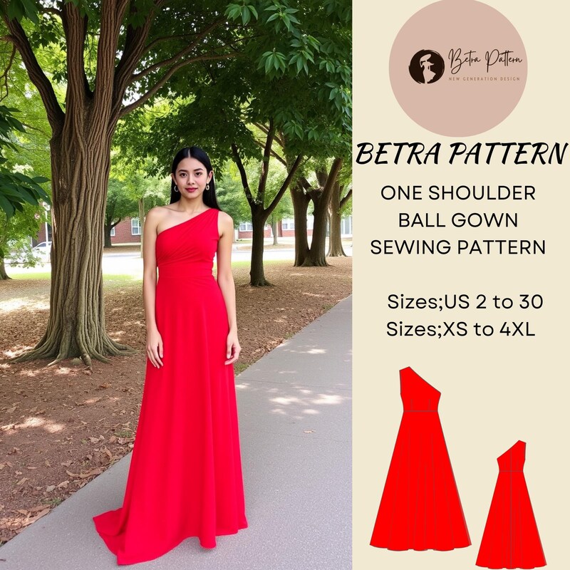 Prom Dress Pattern - Etsy