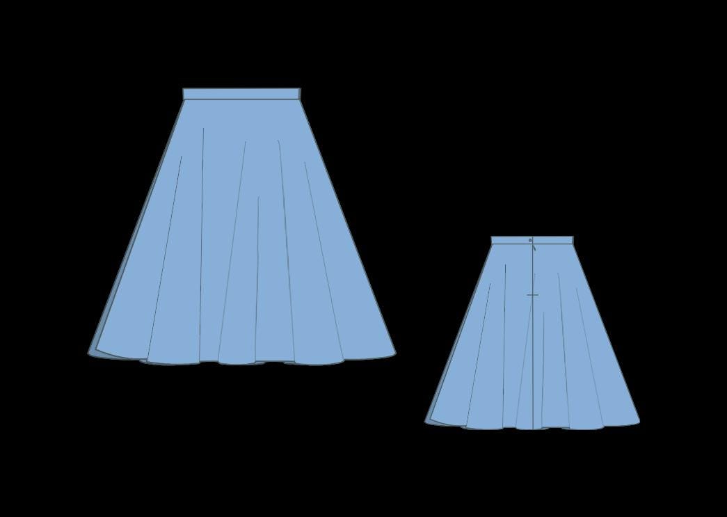 Cottagecore Linen Skirt Sewing Pattern,half Circle Skirt,below the Knee ...