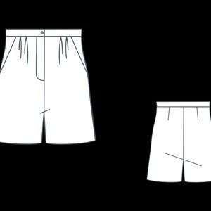 Linen Shorts and Blouse Sewing Pattern: Wide Leg, Loose Fit (XS-4XL ...