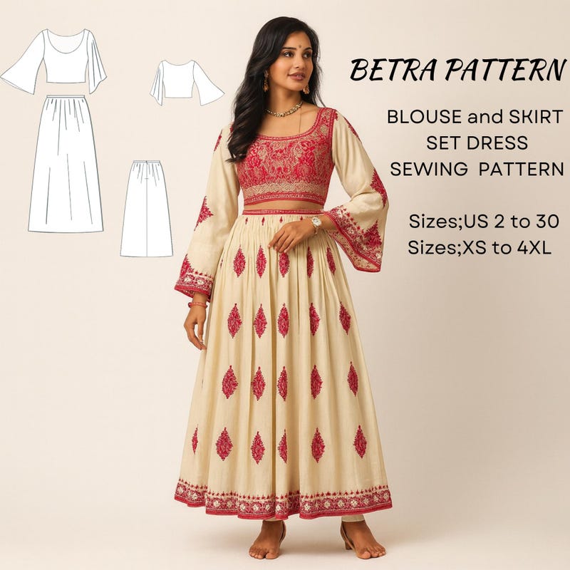 Sari Pattern Sewing - Etsy