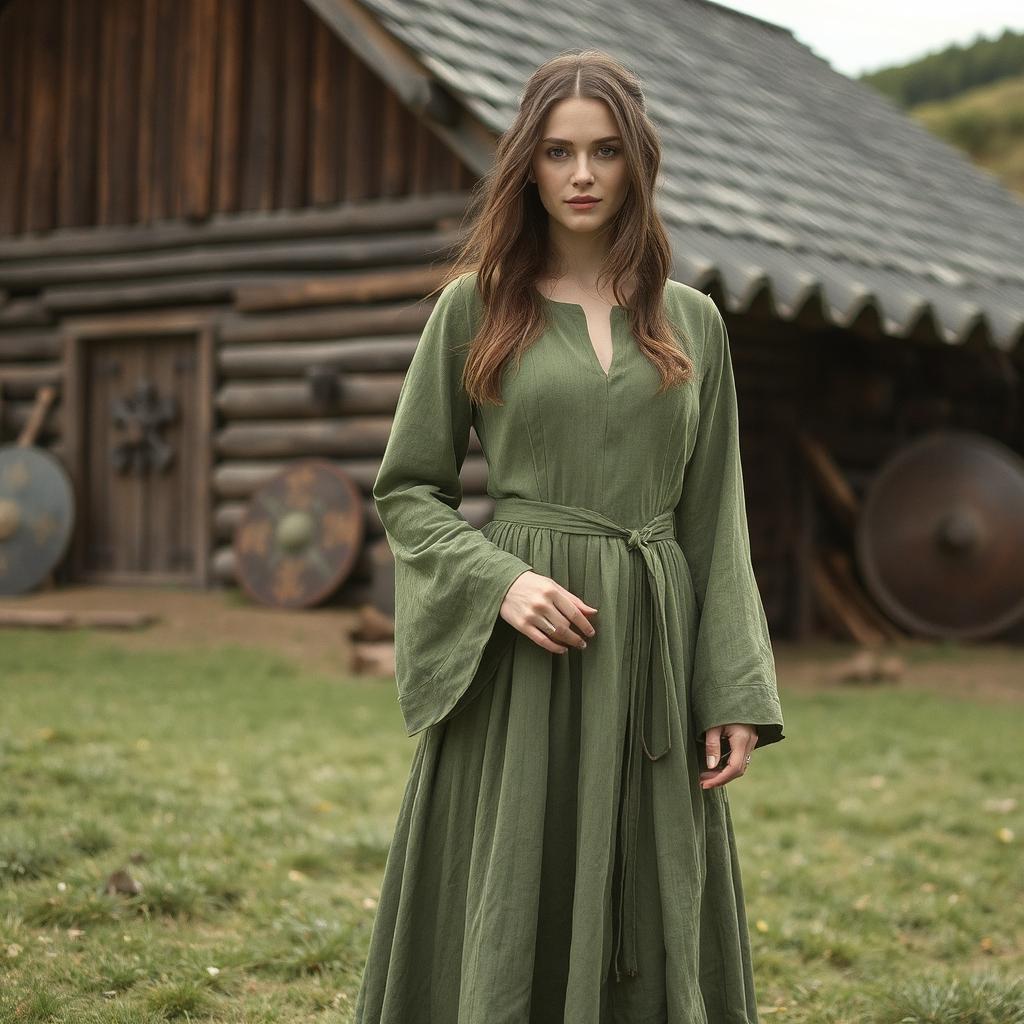 Viking Style Maxi Dress Sewing Pattern: XS-4XL (digital Download) - Etsy