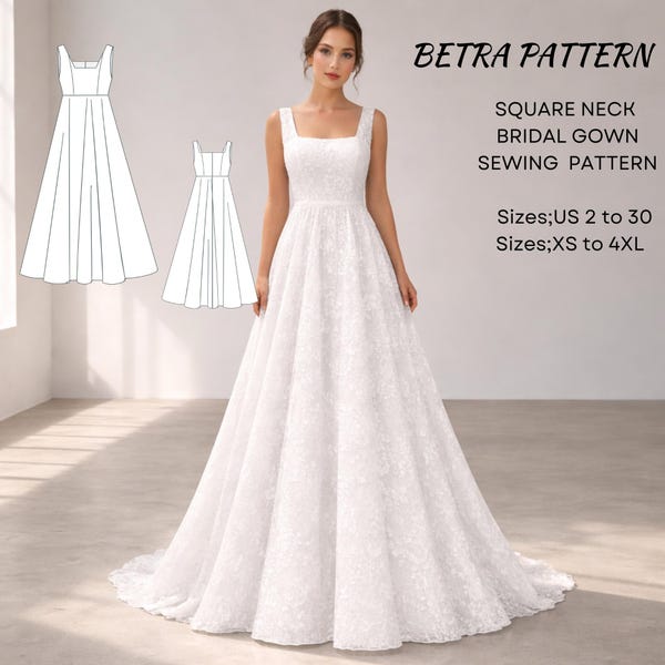 Wedding Dress Patterns - Etsy UK