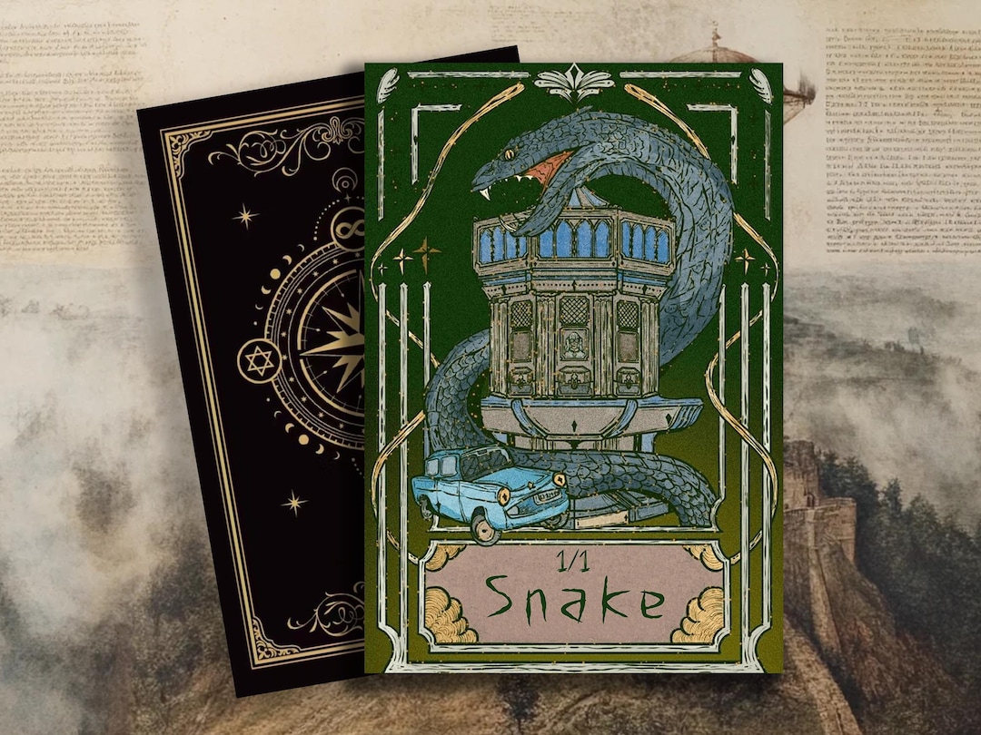 MTG Token, SNAKE Token, Full Art Token, Custom Game Cards for Commander ...